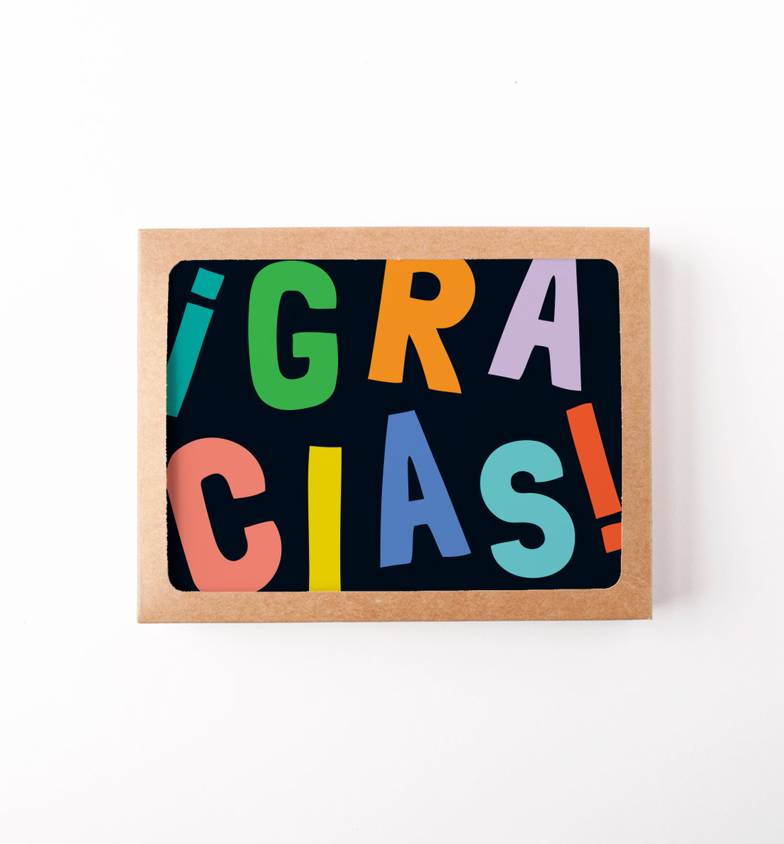 Gracias en negrita card – Graphic Anthology
