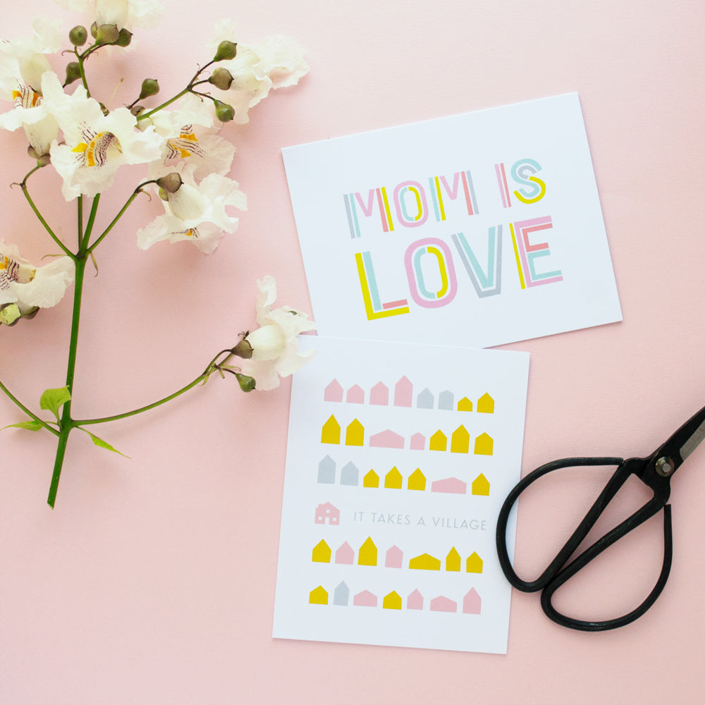 Mom is Love Mother's Day card – Graphic Anthology