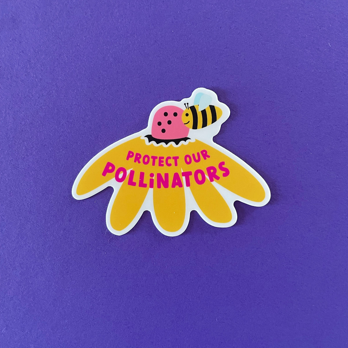 Protect our Pollinators sticker – Graphic Anthology