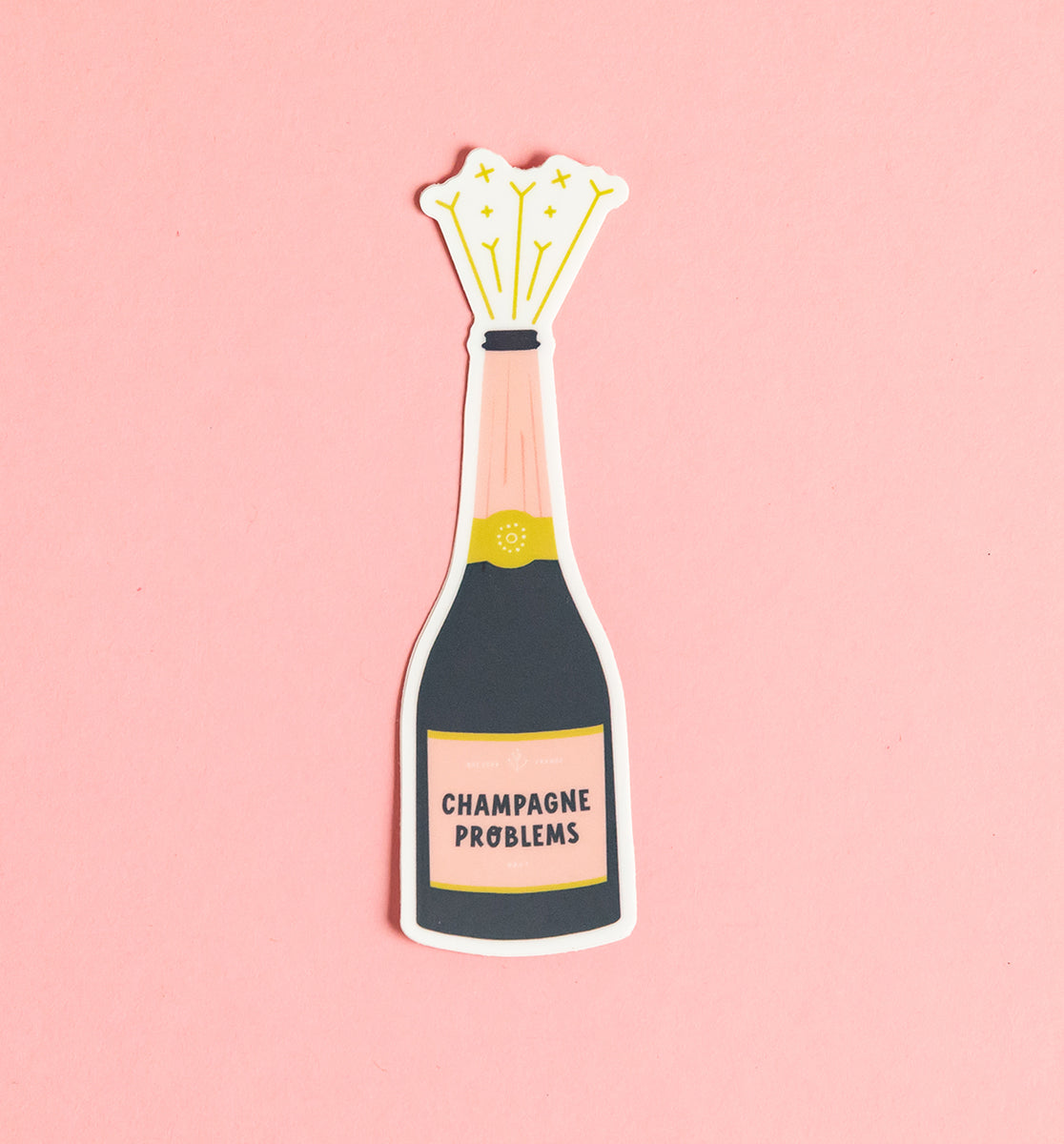 Champagne Problems sticker – Graphic Anthology