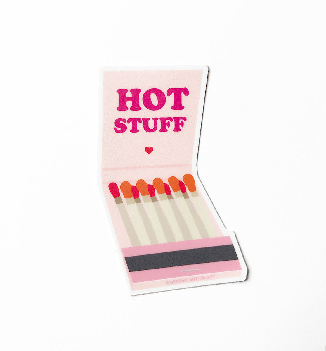 Hot Stuff Matchbook sticker – Graphic Anthology