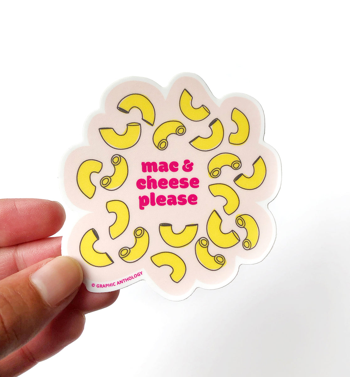 Mac & Cheese Please sticker – Graphic Anthology