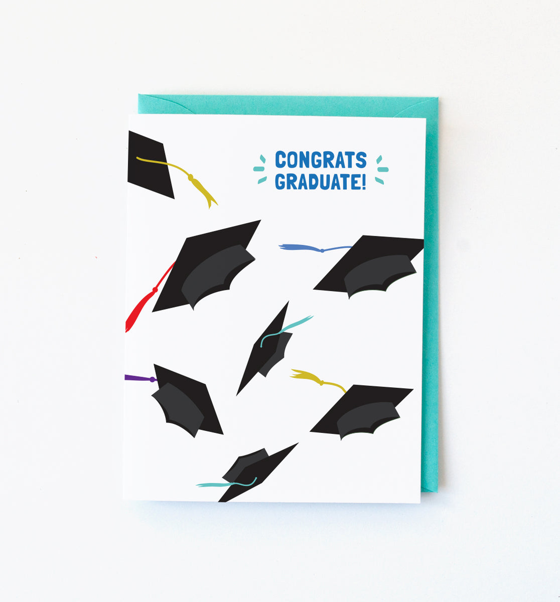 Grad Hats graduation card – Graphic Anthology