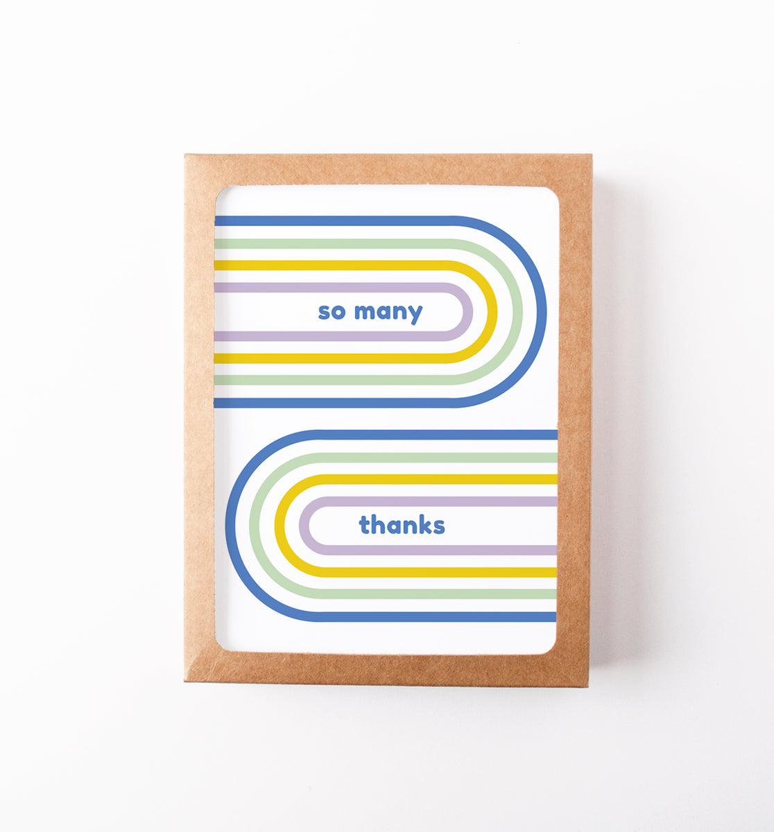 Retro thanks greeting card – Graphic Anthology