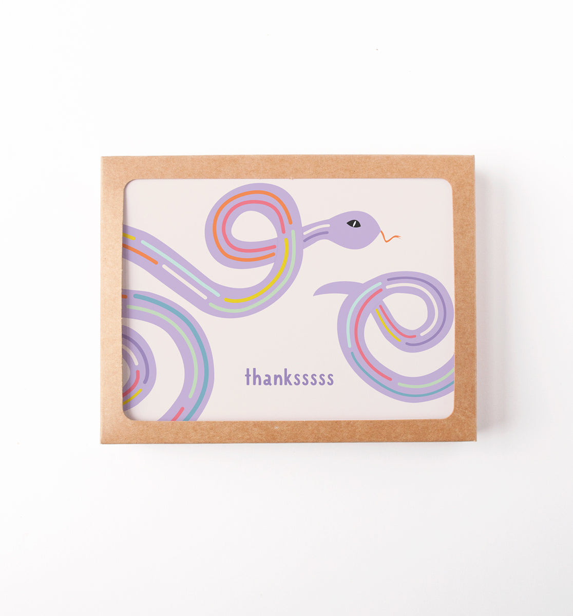 Thanksss snake thank you card – Graphic Anthology