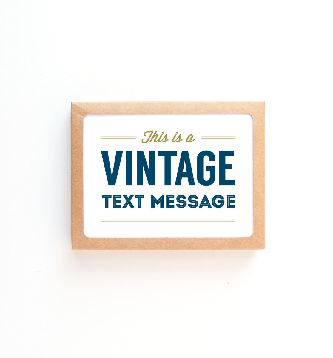 Vintage Text Message – Graphic Anthology